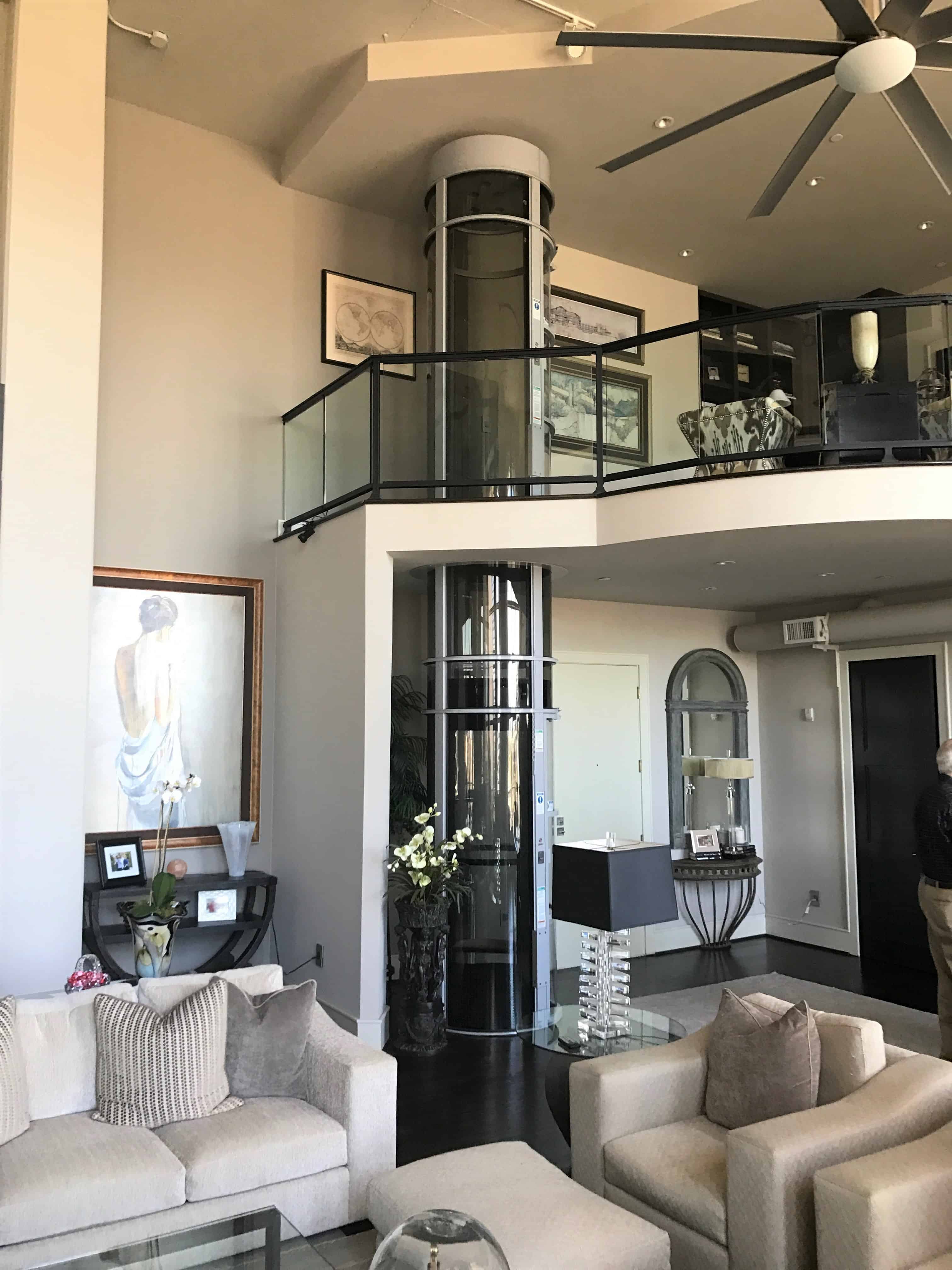 Vacuum | Clear Glass Home Elevators - 37"